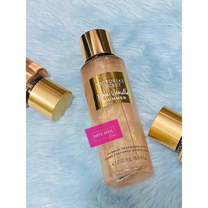 Victoria's Secret Bare Vanilla Shimmer Fragrance Mist - 250ml | Shopee Philippines