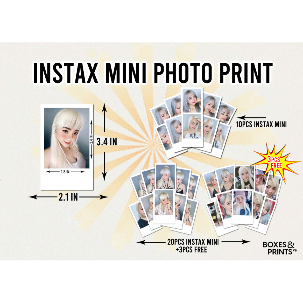 INSTAX MINI INSPIRED PRINTS | Shopee Philippines