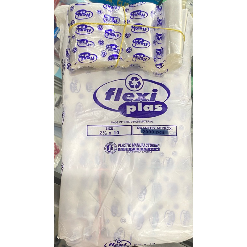 500 pcs 2-1/2x10 Flexi plas clear plastic .0008 thickness (for palamig ...