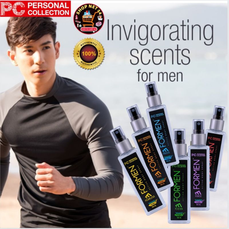 PERSONAL COLLECTION NEW FORMEN ACTIVE BODY SPRAY PERFUME | Shopee ...