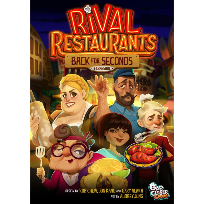Rival Restaurants Back for Seconds Authentic Board Game Expansion ...
