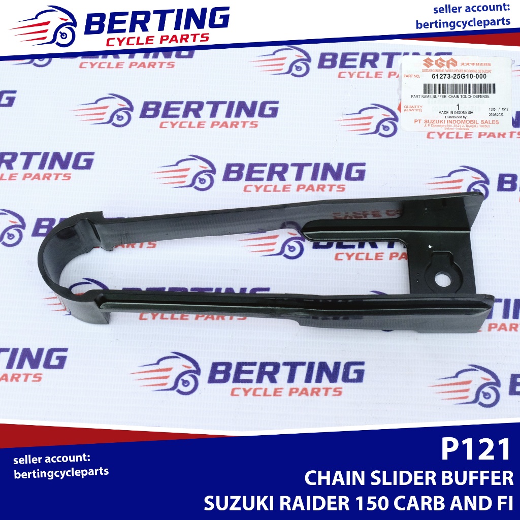 SGP CHAIN SLIDER BUFFER Suzuki Raider 150 Carb and FI Genuine 61273 ...