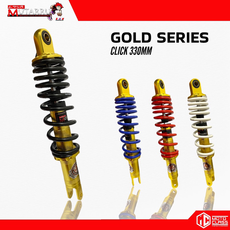 MUTARRU SHOCK GOLD SERIES CLICK 330MM | Shopee Philippines
