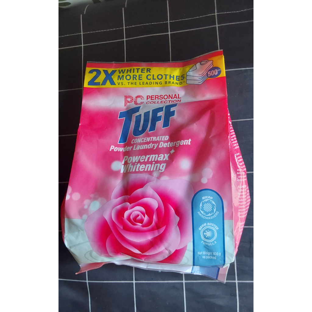 Tuff PLD POWERMAX Laundry Detergent 800g | Shopee Philippines