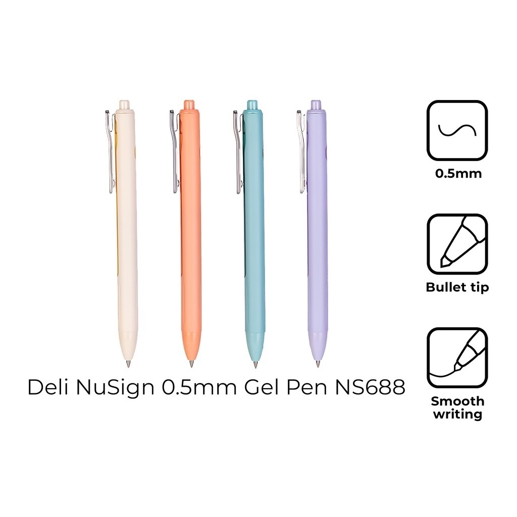 Deli NS688 NuSign 0.5mm Gel Pen | Shopee Philippines