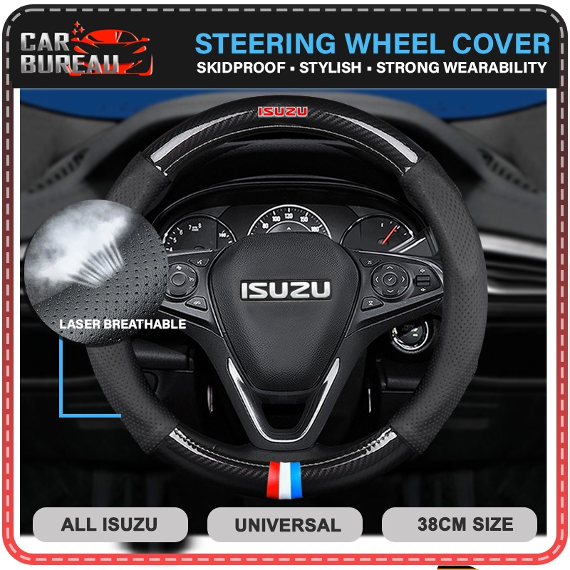 Isuzu Car Steering Wheel Cover 38cm | Premium Steering Wheel | Manibela ...