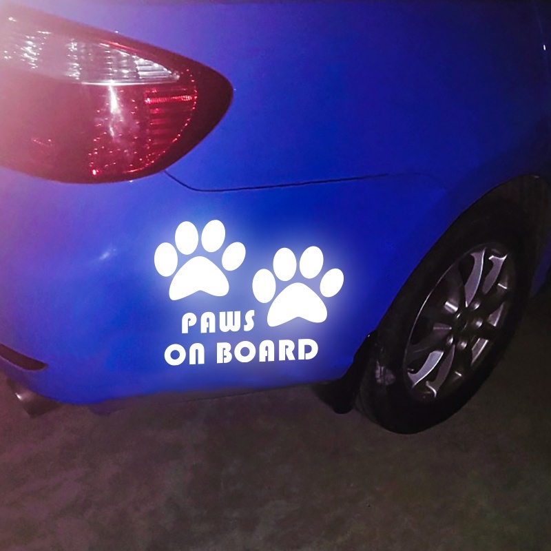 Cute Dog Paw Car Decals Stickers Vinyl | Shopee Philippines