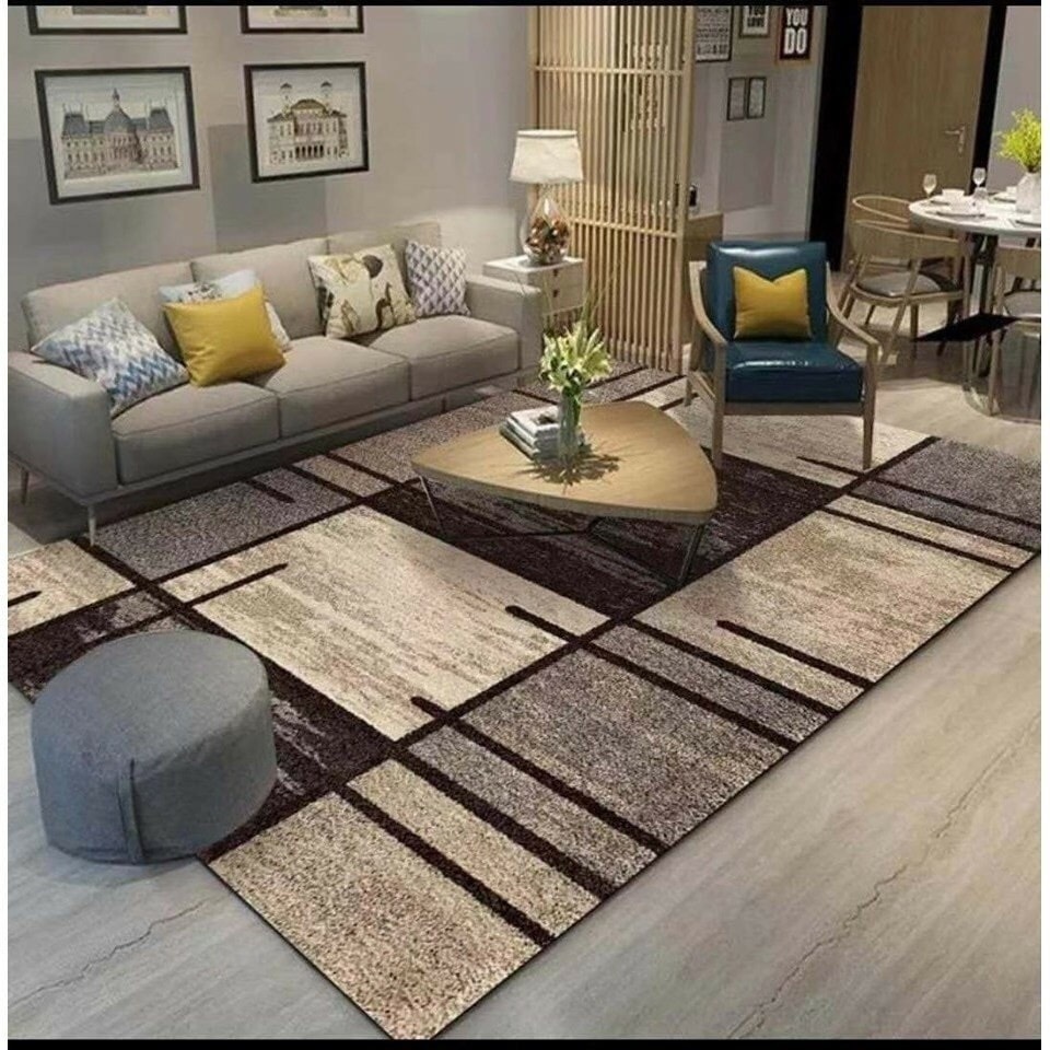 150x180cm Living Room Carpet Large Home Decor Carpet Rug | Shopee ...