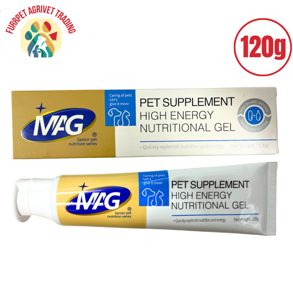 MAG High Energy Nutritional Gel Pet Supplement for Dogs and Cats 120g ...