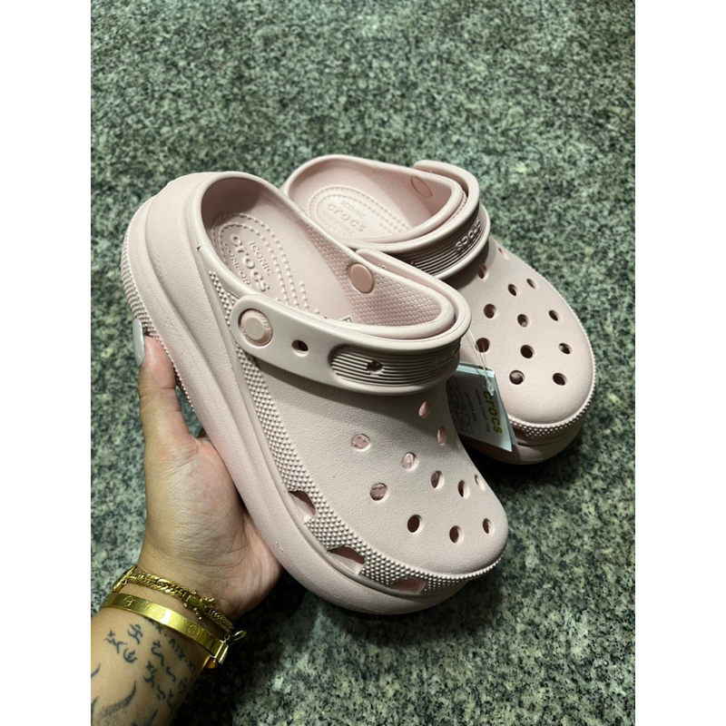 Crocs Crush Clog | Wedge | Sandals | Heels Women | Shopee Philippines