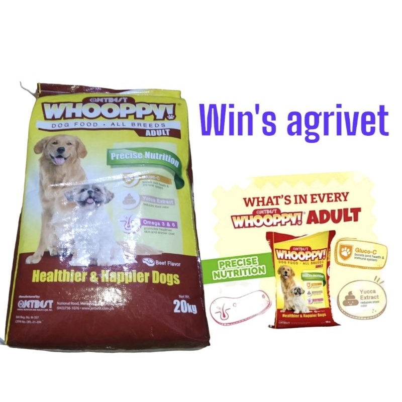 WHOOPPY DOG FOOD ADULT 20 KG/1 sack | Shopee Philippines