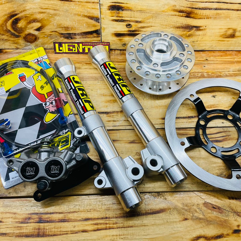 Ligthen Tube + Caliper 8.1 + Buta Ligthen Disc Bundle set - Wave, RS125 ...