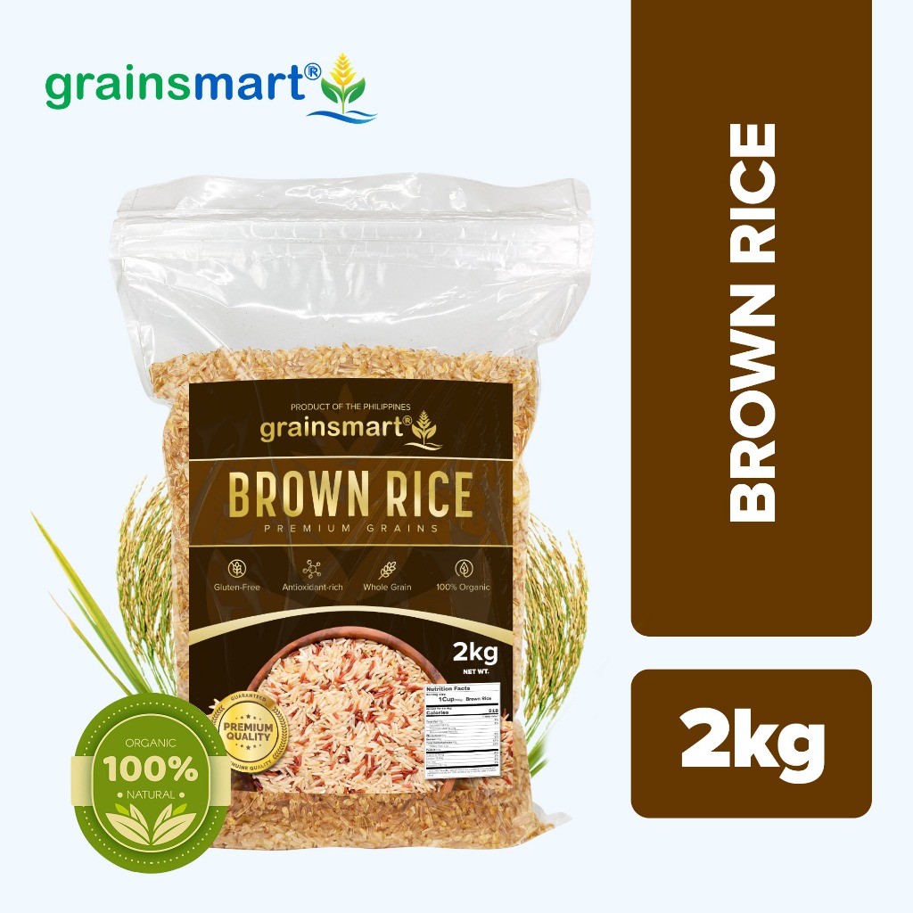 Grainsmart Rice Pinawa Brown Rice 2KG | Shopee Philippines