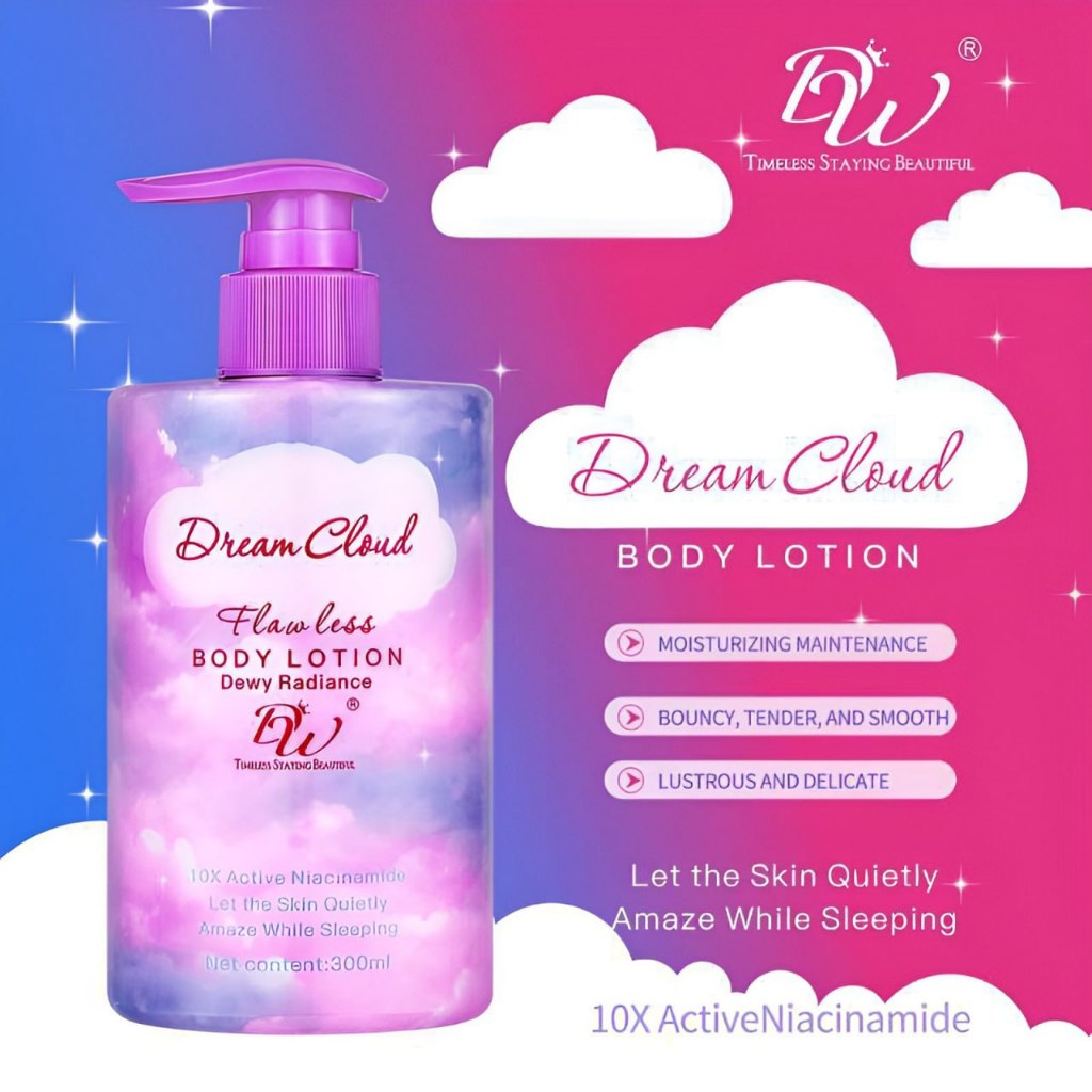 DW Dream Cloud Body Lotion Dewy Radiance 10x Active Niacinamide ...