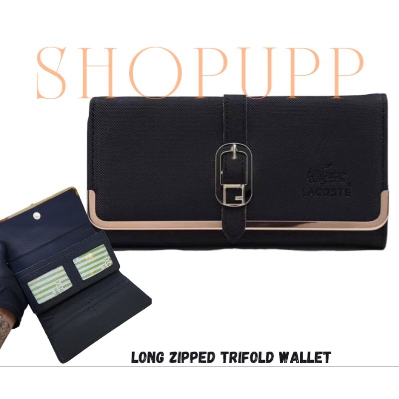 NEW ARRIVAL* Store Entry High End Top Notch Concept Long Trifold Wallet ...