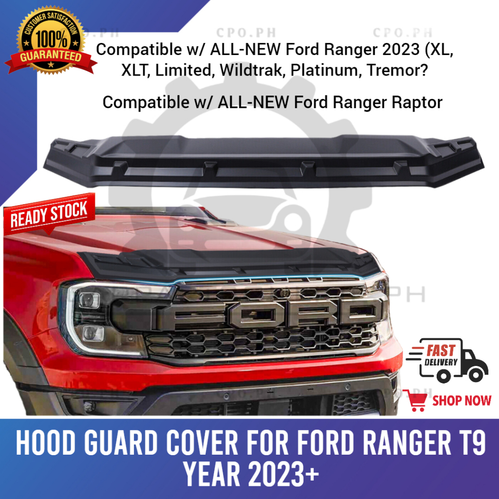 CPA Ford Ranger T9 2023+ XL XLT Wildtrak Bonnet Guard Protector Stone ...