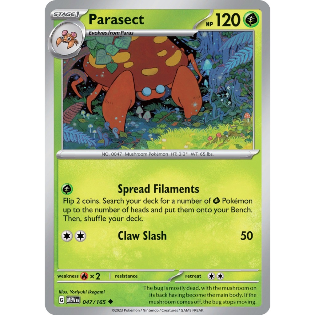 Pokemon TCG Scarlet and Violet Parasect | Shopee Philippines
