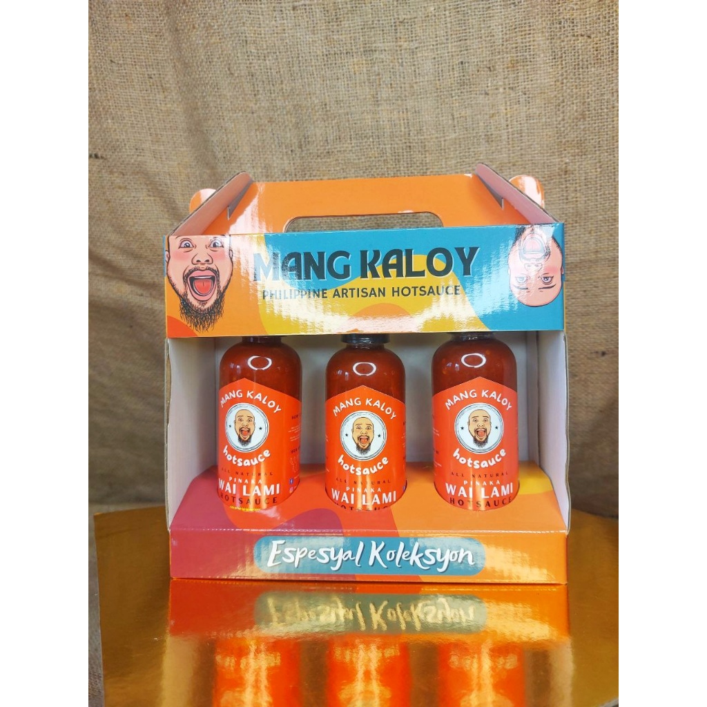 Mang Kaloy Insane Hotsauce Gift Set Trio(Pinaka wai lami 3's) | Shopee Philippines
