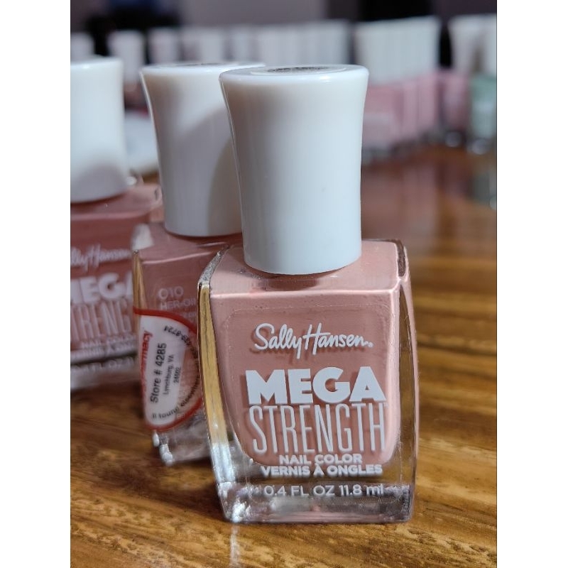 COD! SALLY HANSEN MEGA STRENGTH-her ione-NAIL POLISH-BOUGHT IN US ...