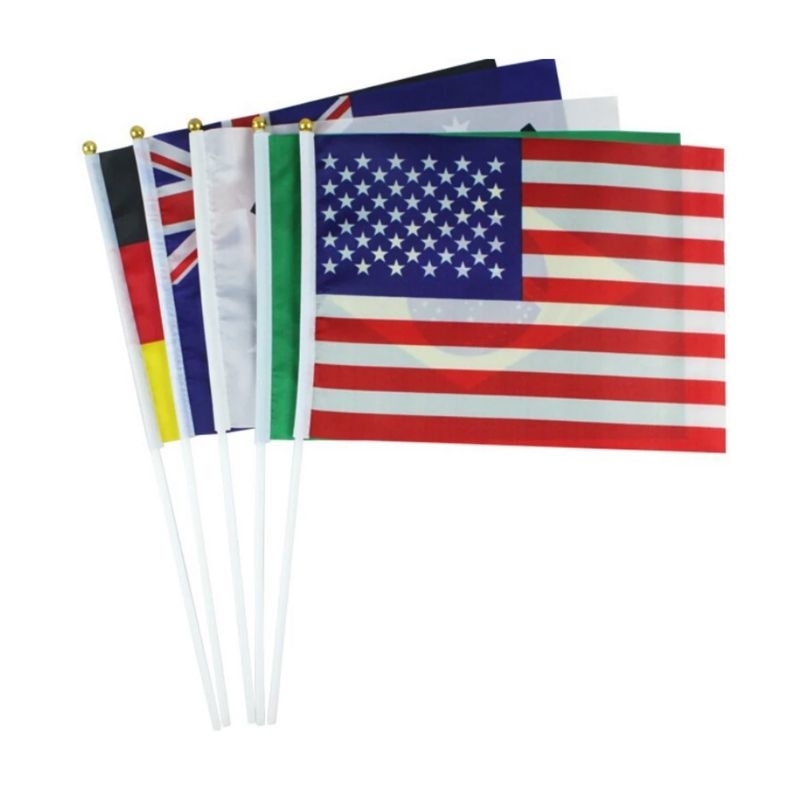 Flag with stick world flag | Shopee Philippines