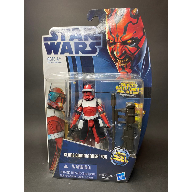 Star Wars The clone Wars commander FOX 3.75 action figure starwars toy ...