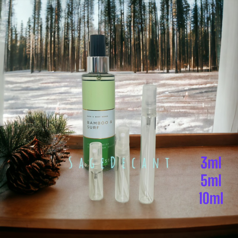3ml 5ml 10ml Decant o Takal | Bamboo & Surf | Bath & Body Works | For ...