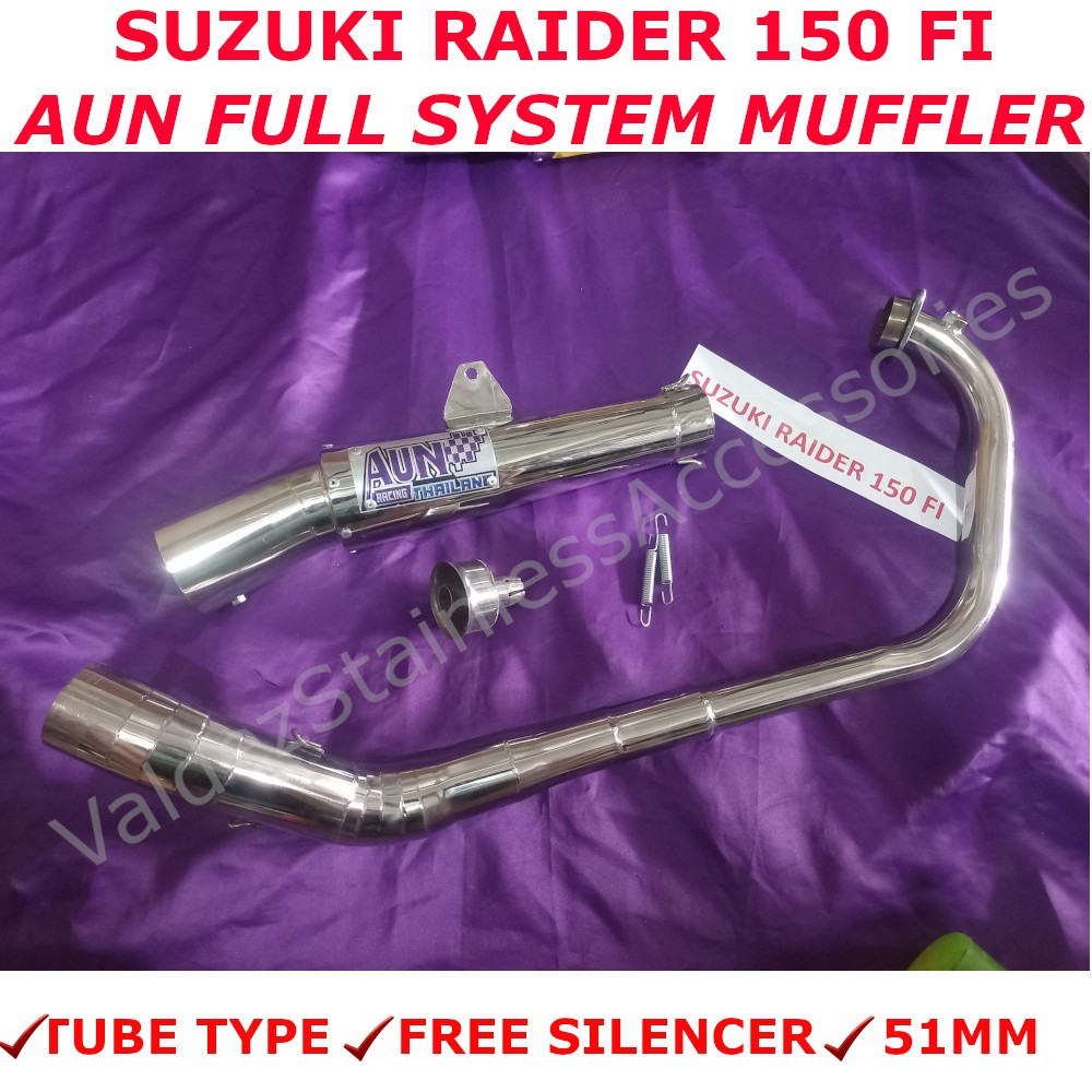 AUN SUZUKI RAIDER 150 FI , , New Full System Open Muffler AUN ...
