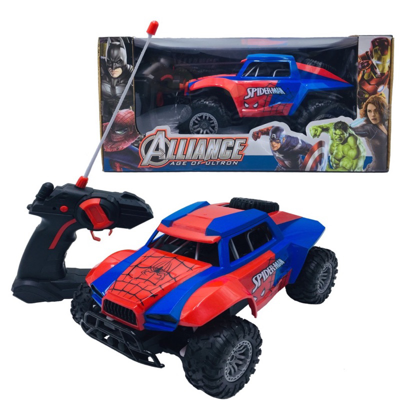 Remote control car battery operated Spiderman Alliance age of ultron ...