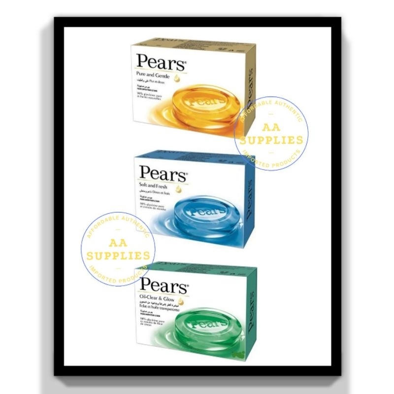 PEARS SOAP 125g (GUARANTEED 100% ORIGINAL) | Shopee Philippines