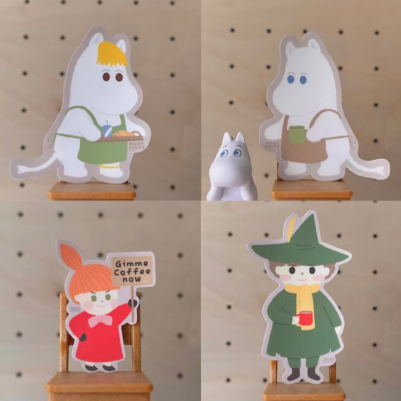 Moomin Coffee Cafe Stickers Flakes - Moonzyuzy | Shopee Philippines