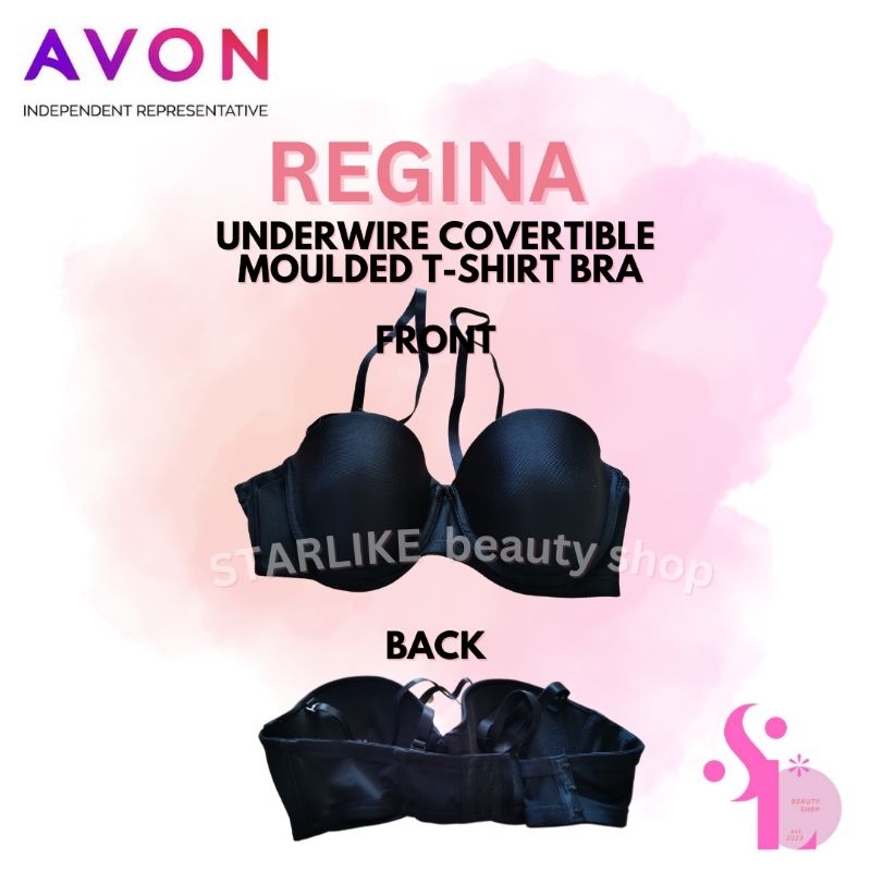 AVON REGINA Underwire Convertible Moulded T-shirt Bra | Shopee Philippines