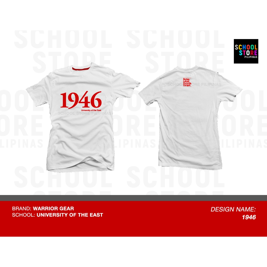 UE 1946 - University of the East Red Warriors Shirt for Men Women ...