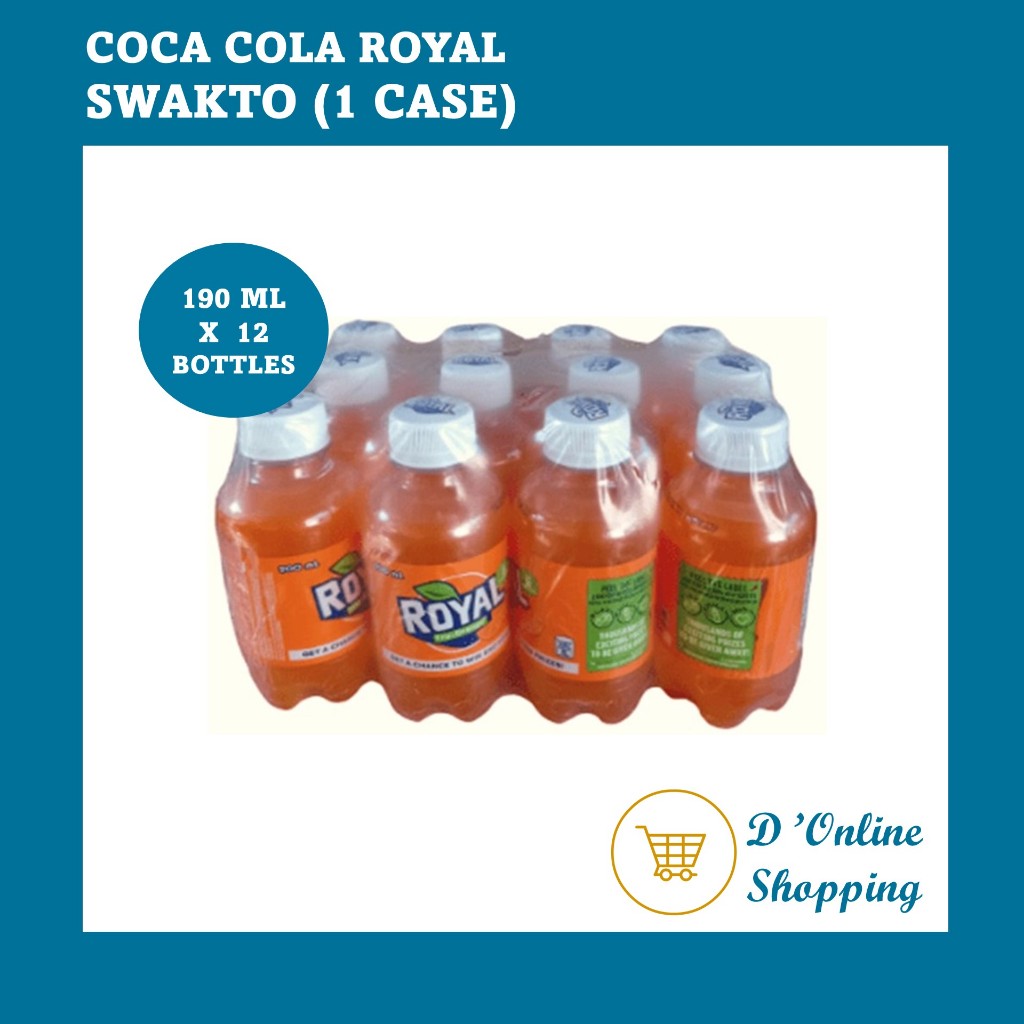 COCA-COLA ROYAL Tru-Orange Swakto 190 ml x 12 bottles | Shopee Philippines