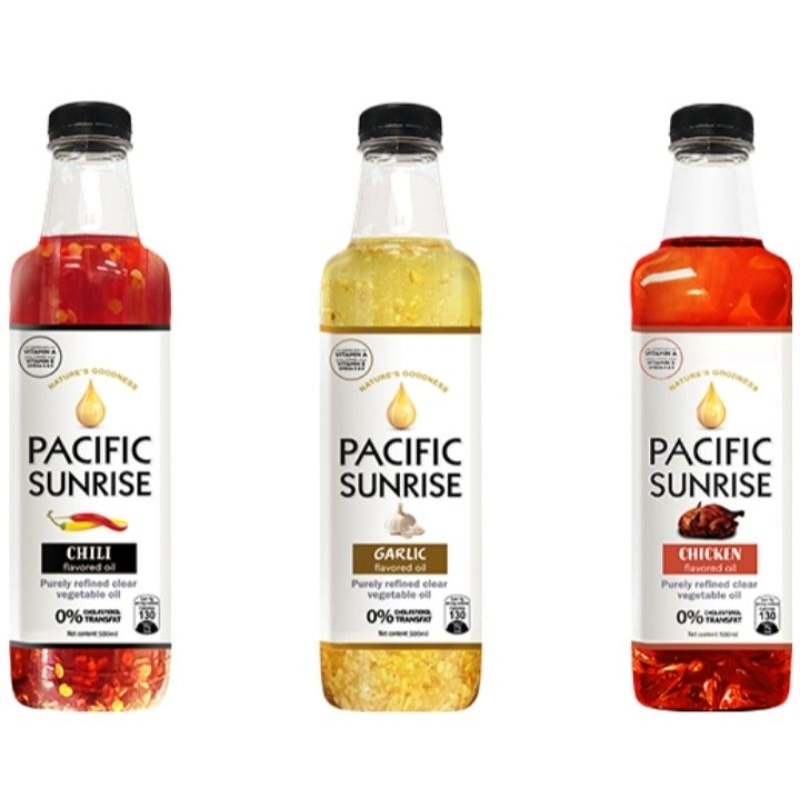 Pacific Sunrise Flavored Oil zero Transfat Chili Garlic Chicken Oil ...