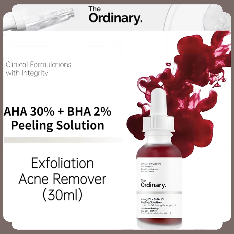 The Ordinary AHA 30% + BHA 2% peeling solution acne and pimple dark ...