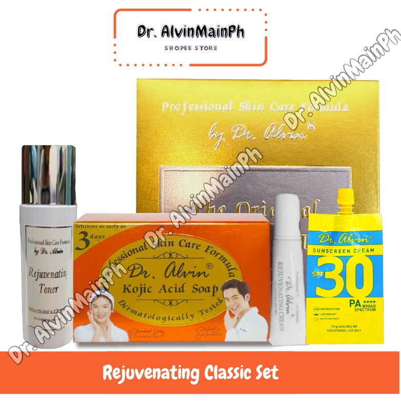 dr alvin rejuvenating set original | Shopee Philippines