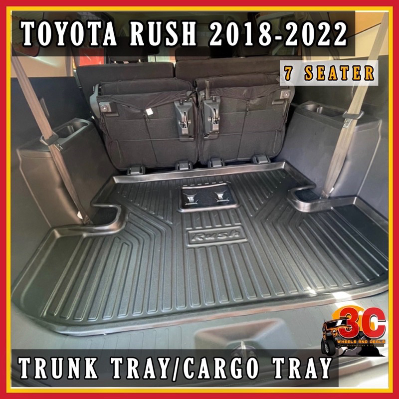 TOYOTA RUSH 2018-2023 3D TRUNK TRAY (7 SEATER) | Shopee Philippines