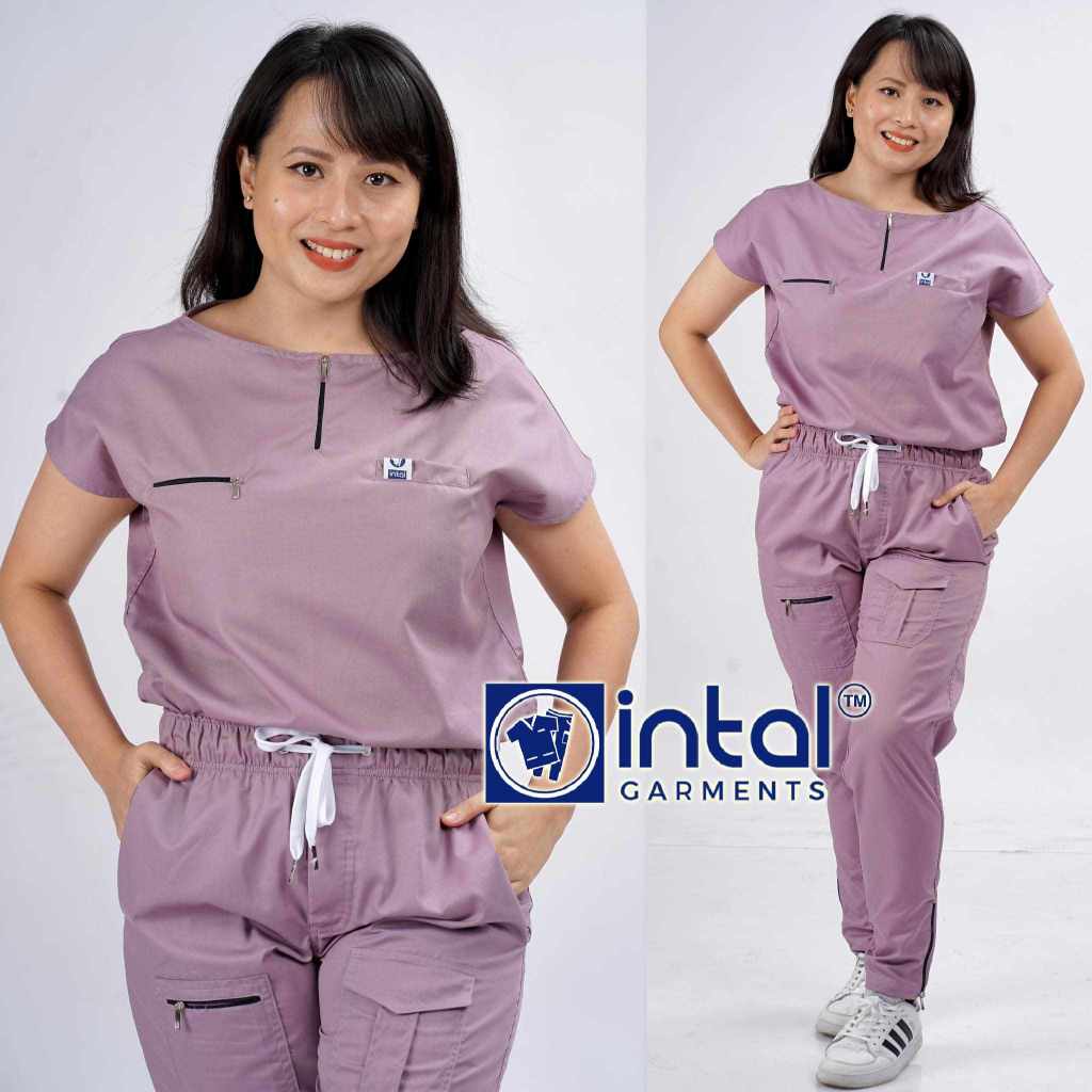 INTAL SCRUBSUIT 049 Elite MAPAGBIGAY Sabrina Boat Neck Tapered Zipper ...