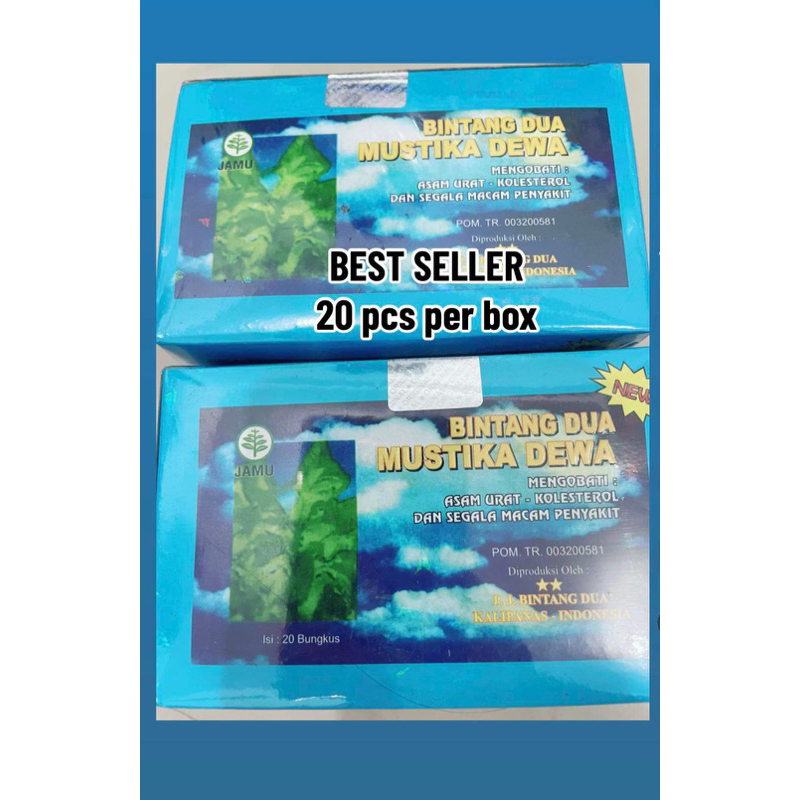 original bintang dua mustika dewa herbal tea 20 pcs per box herbal ...