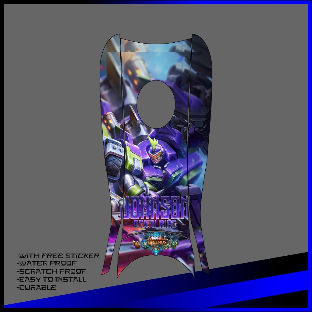 Bajaj 100 & 125 Top Gas Tank Sticker (MOBILE LEGENDS ) sticker decals ...