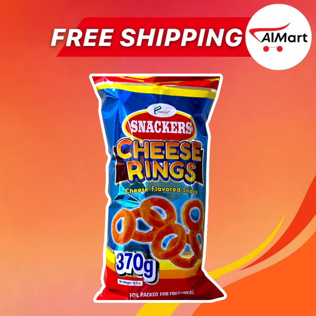 SNACKERS CHEESE RINGS BUNDLE (370 GRAMS) | Shopee Philippines