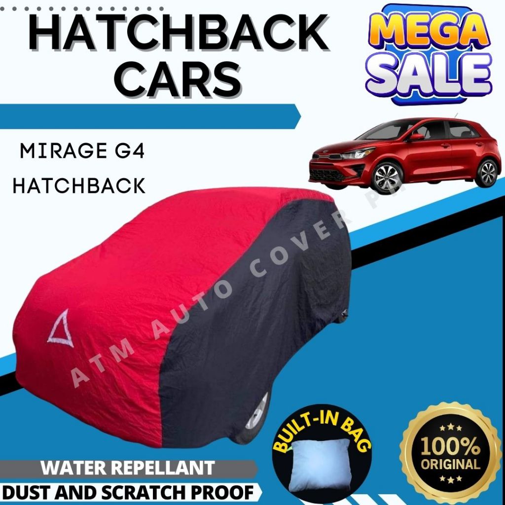 MIRAGE G4 HATCHBACK MODEL CAR COVER HIGH QUALITY WATER REPELLANT ...