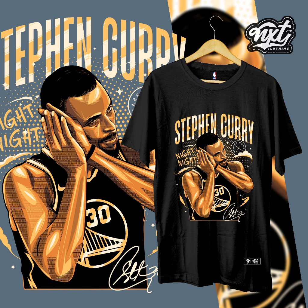 Stephen Curry Night Night Premium Quality Shirt (NBL2) | Shopee Philippines