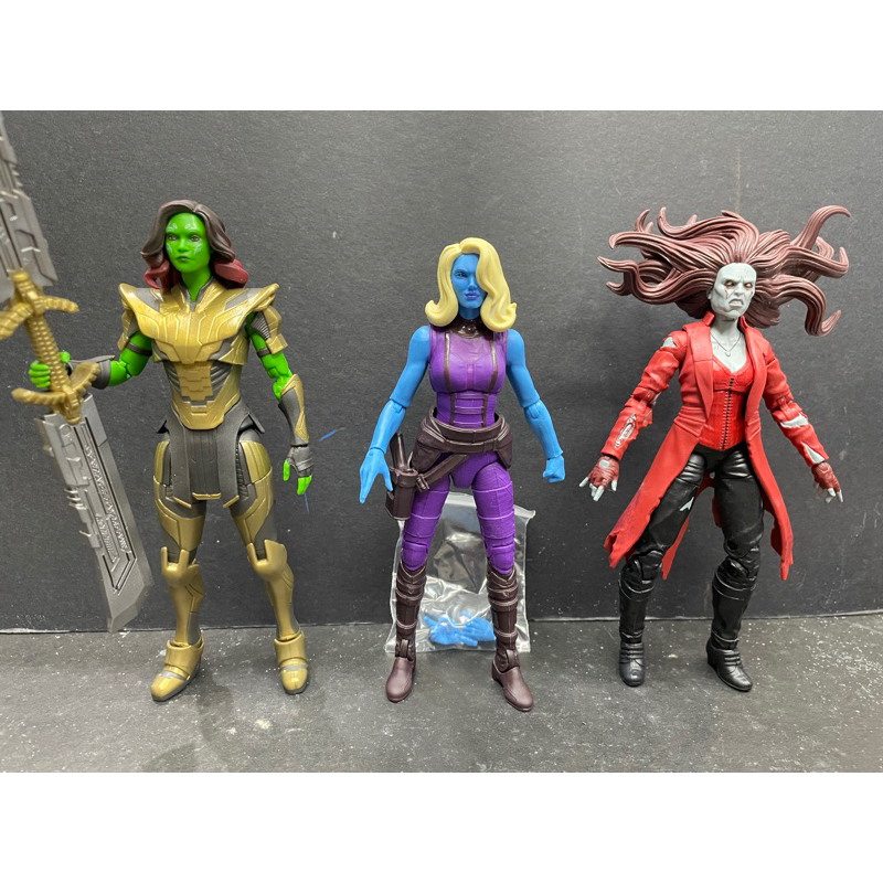 Marvel Legends What If? Gamora, Nebula, Zombie Scarlet Witch | Shopee ...