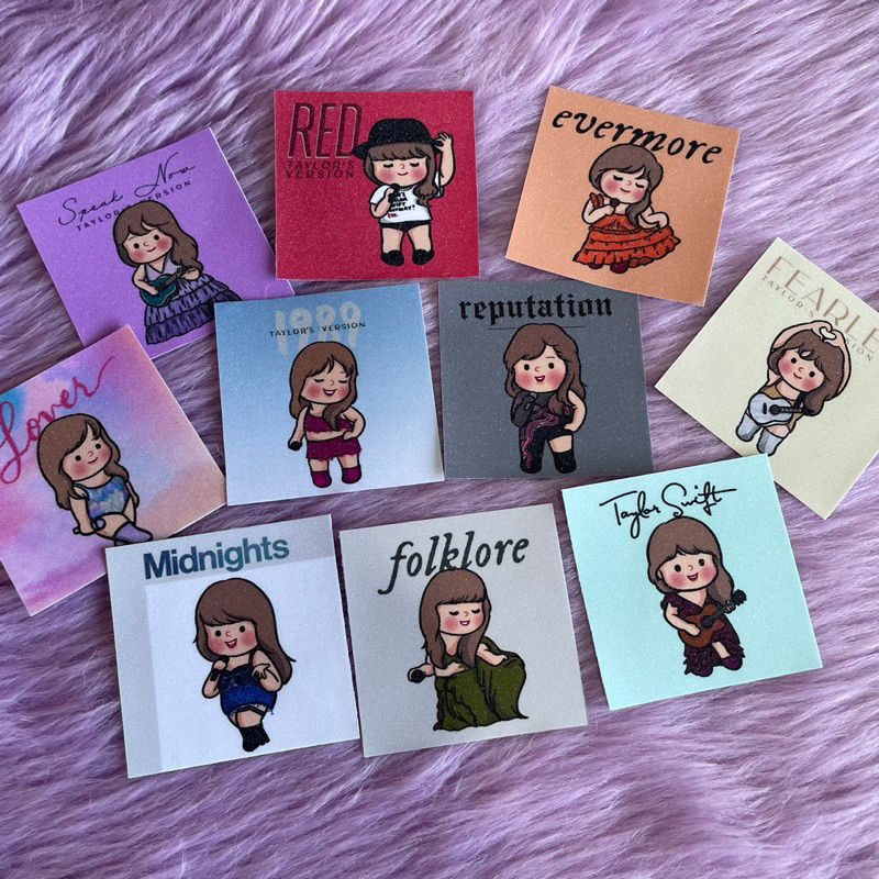 Customized Taylor Swift Eras Chibi Sticker Set | Shopee Philippines