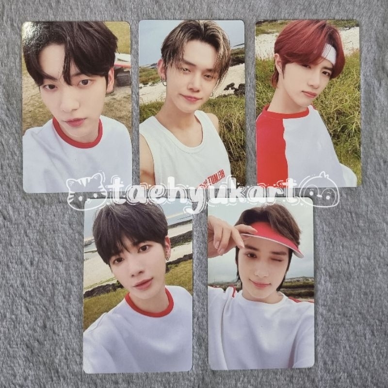 (ONHAND) SEASON OF TXT MIDSUMMER SUNRISE RED PC PHOTOCARD | SOOBIN BEOMGYU TAEHYUN HUENING KAI ...