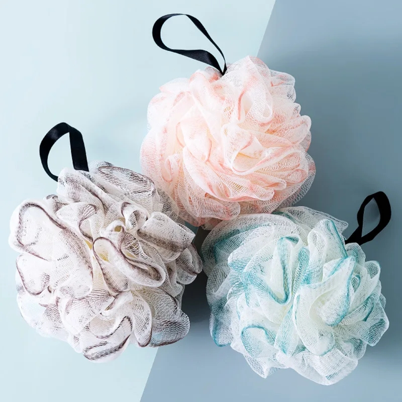 Sjw 1pcs Bath Shower Ball Sponge Bath Loofahs Mesh Pouf Shower Ball