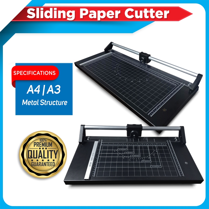QUAFF Sliding Cutter Paper Cutter A4/A3 | Shopee Philippines