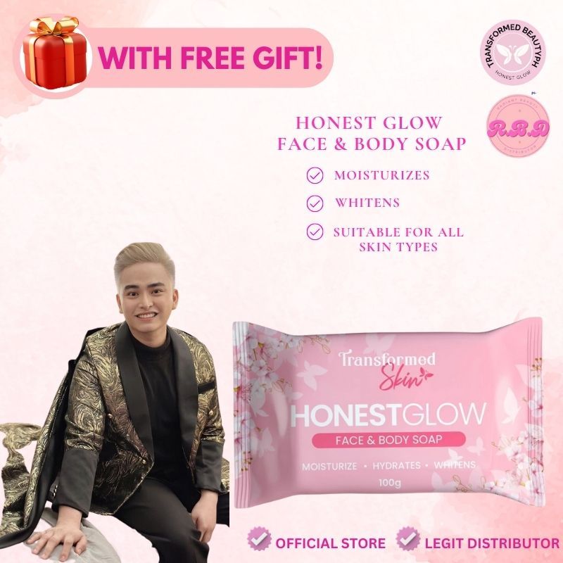 RBD I ORIGINAL HONEST GLOW PINK SOAP 80g, 100g, 120g moisturizes and ...