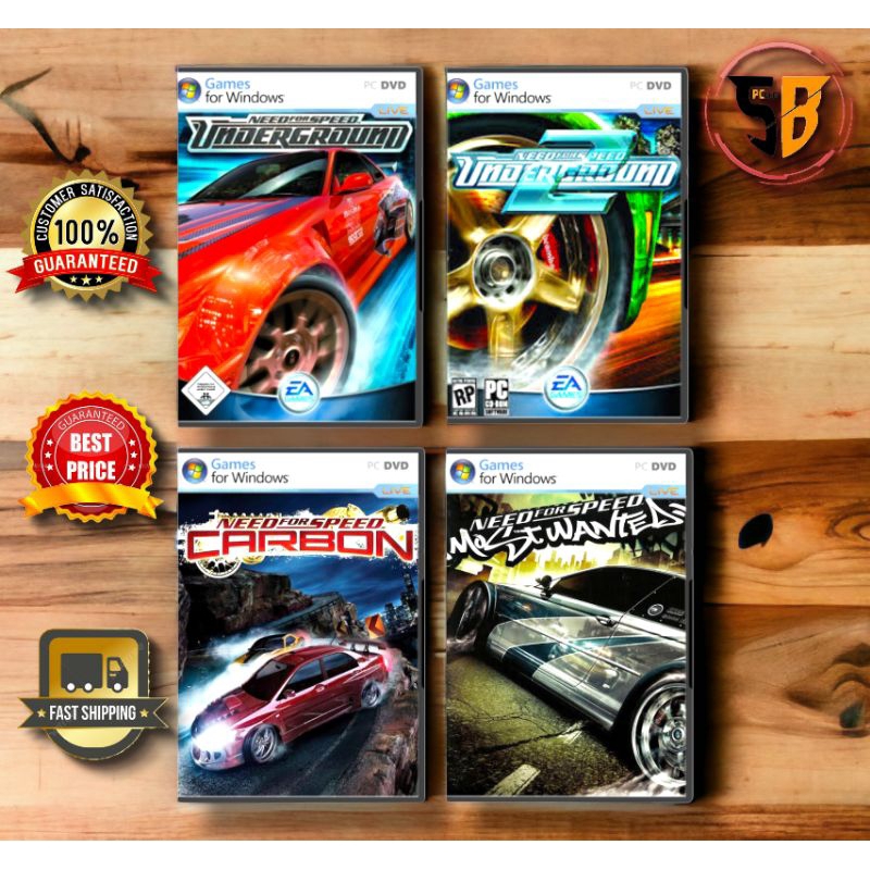 Need for Speed Collection 1 [NFS Underground 1,2, Most Wanted, Carbon ...